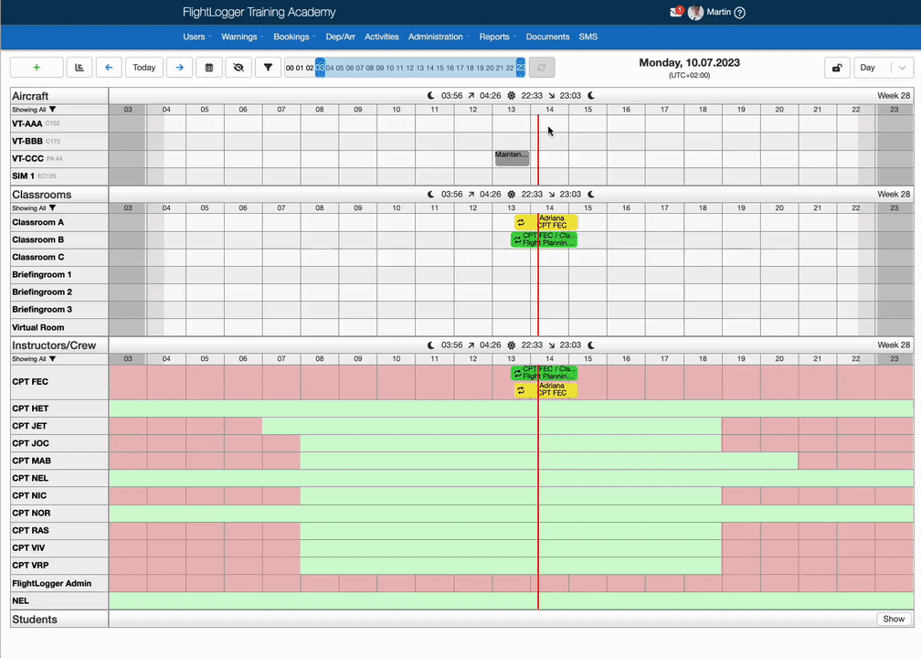 Creating recurring bookings